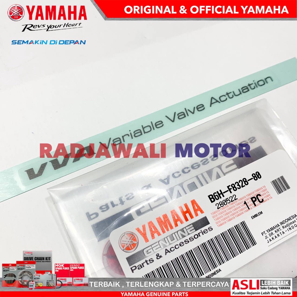 Jual STIKER STICKER VVA VARIABLE VALVE ACTUATION KIRI NEW NMAX SILVER ...