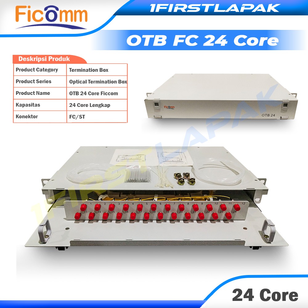 Jual OTB FC 24 Core Ficomm Otb 24c FC ST Lengkap FIber Optik ...