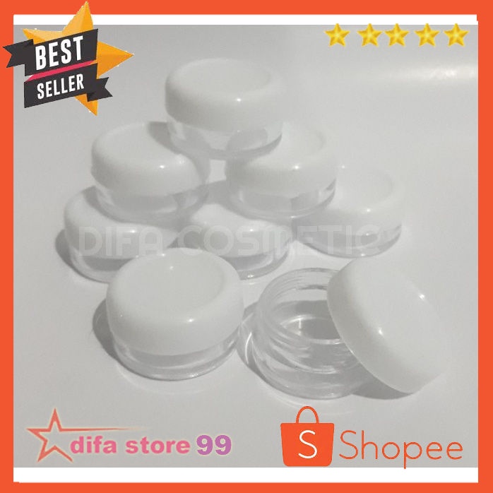 Jual POT 5 GR / POT SALEP 5 GRAM / POT CREAM 5 GR PUTIH NAT ( Paket isi ...