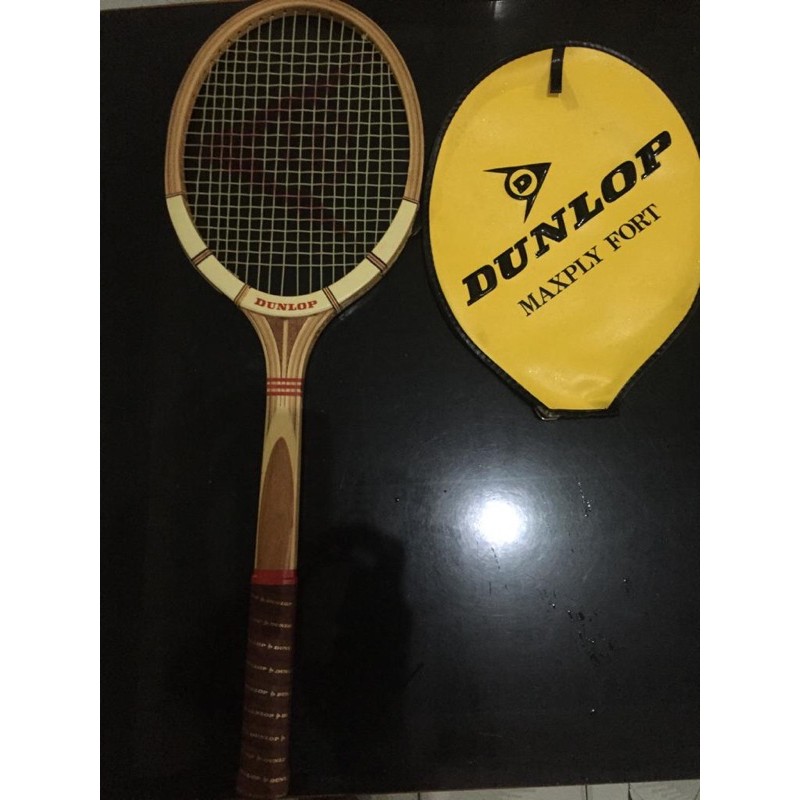 Jual Raket Tennis DUNLOP MAXPLY FORT bahan kayu | Shopee Indonesia