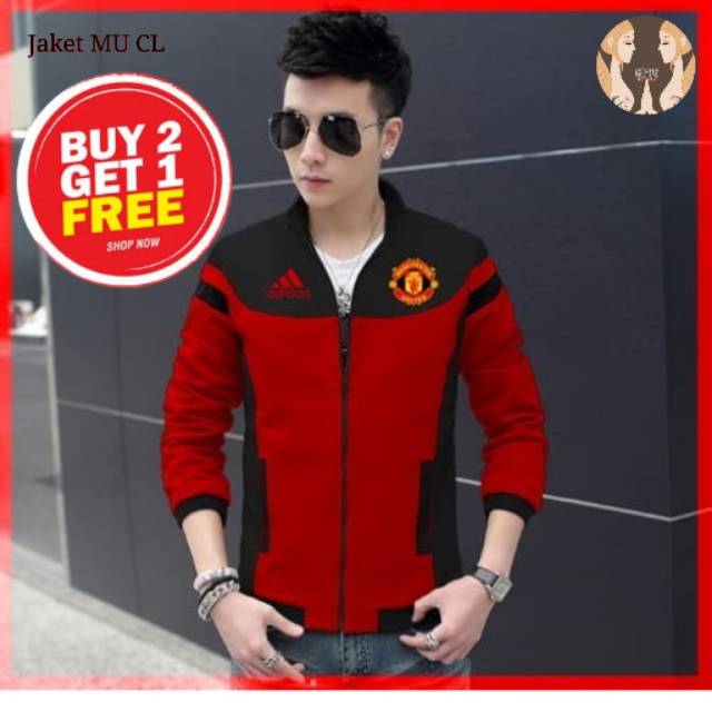 Jual BG Jaket MU CL Jaket Jacket Pria Cowok Cowo Jepang Korea Trendy ...