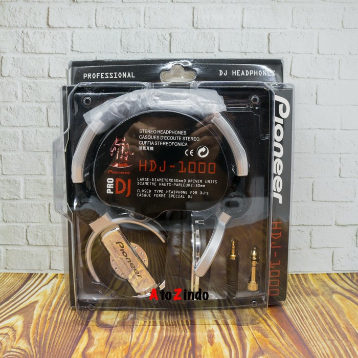 Jual Pioneer DJ HDJ-1000 Silver OEM Headphone HDJ1000 | Shopee Indonesia