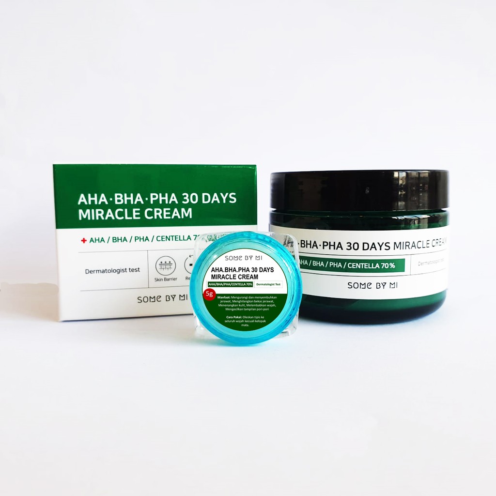 Jual AHA BHA PHA 30 Days Miracle Cream Some By Mi Share in Jar 5ml ...