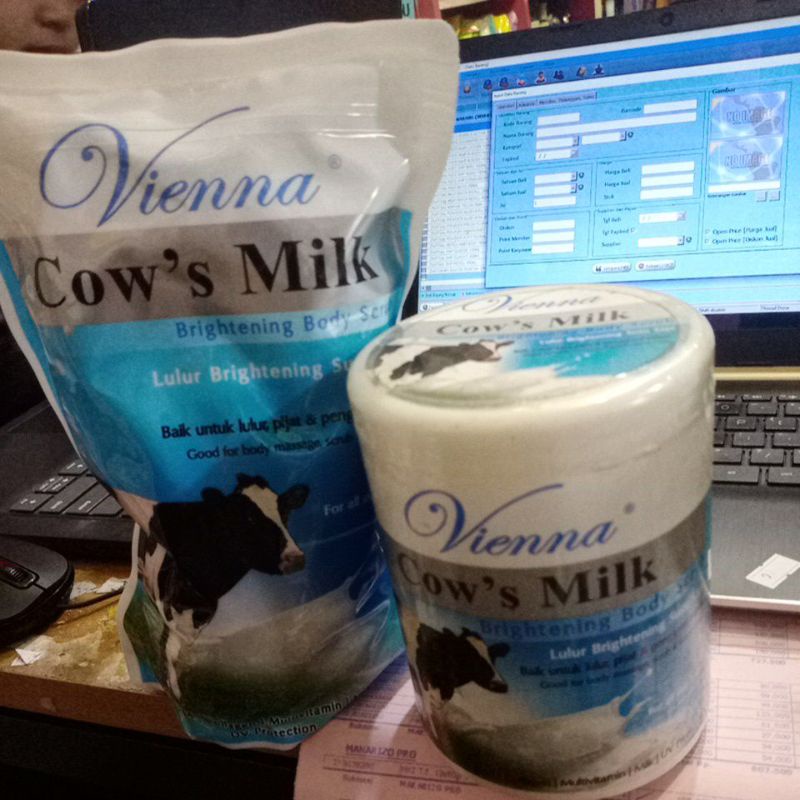Jual vienna body scrub cow's milk 1kg | Shopee Indonesia