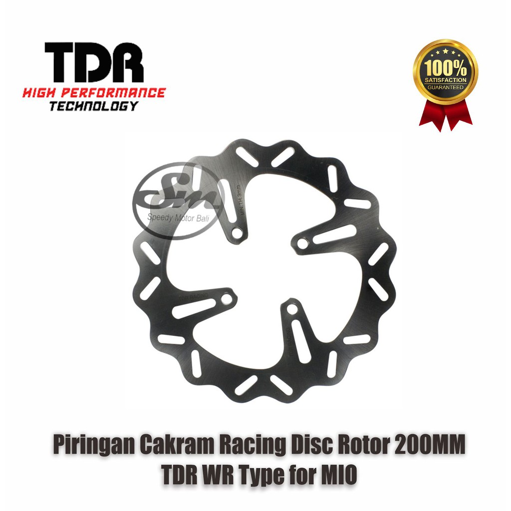 Jual Piringan Cakram Racing Disc Rotor 200MM TDR WR Type for Mio ...