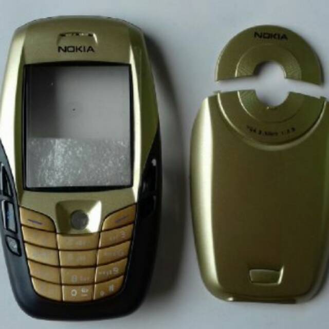 Jual casing nokia 6600 gold logo NOKIA | Shopee Indonesia