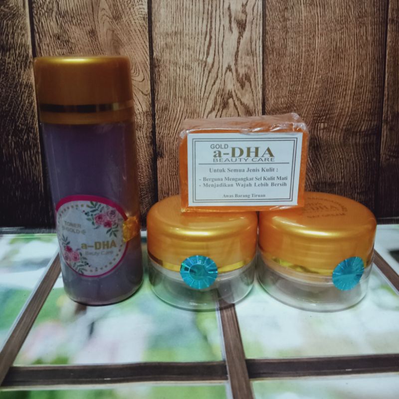Jual PAKET a DHA GOLD 5IN1 // CREAM a DHA GOLD PAKET 5IN1(CREAM S/M ...