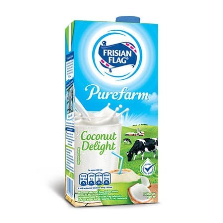 Jual susu uht frisian flag kelapa coconut delight 900 | Shopee Indonesia