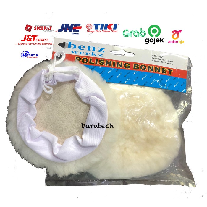 Jual Polishing Bonnet 7" / Wool poles 7inch / Bulu poles Benz Werkz ...
