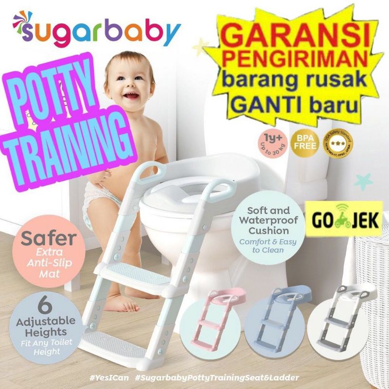 Jual SUGARBABY Potty Ladder Chair Seat Toilet Training Anak | DUDUKAN ...