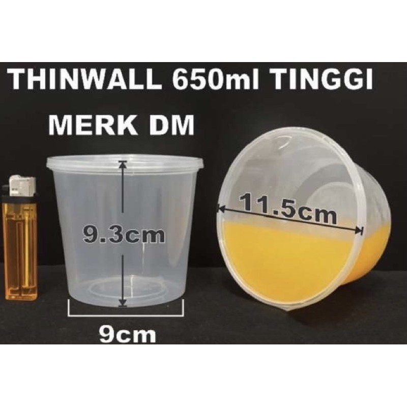 Jual thinwall DM bulat 650ml / thinwall 650ml / toples bulat | Shopee ... Jual thinwall DM bulat 650ml / thinwall 650ml / toples bulat | Shopee ...