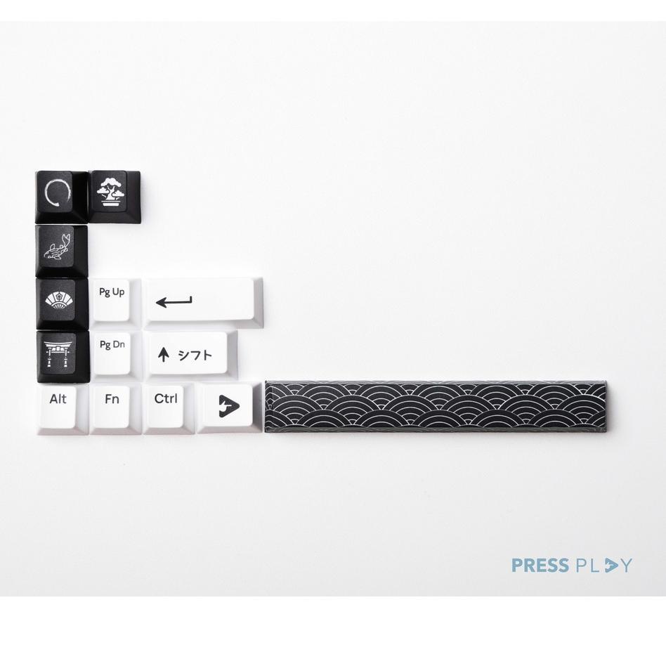 Jual G-61 SHIRAKAWA PBT Dye Sub Keycap Set 118 Keys Japanese Root by ...