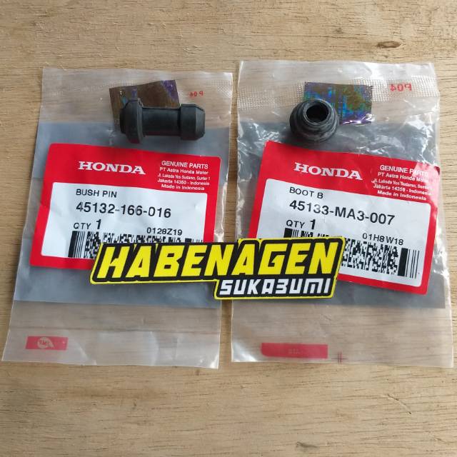 Jual karet boot kaliper rem cakram depan honda tiger beat verza megapro gl karisma sonic cb150r ...