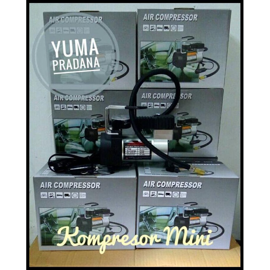 Jual PROMO NEW!!! KOMPRESOR MINI PORTABEL MINI HEAVY DUTY AIR ...
