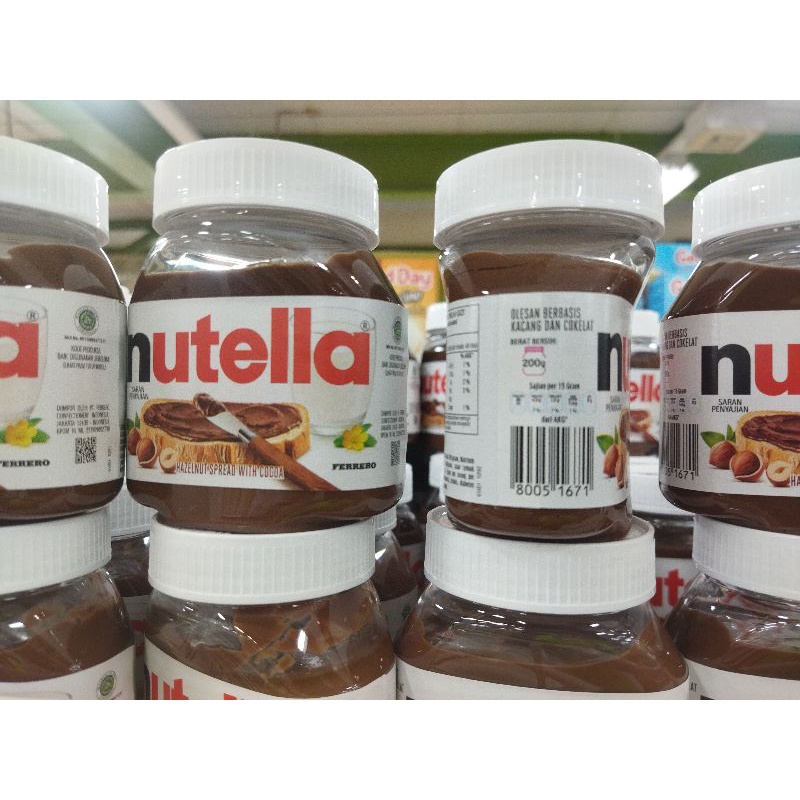 Jual NUTELLA HAZELNUT SPREAD WITH COCOA 350 GRAM / NUTELLA CHOCO SPREAD / SELAI COKELAT NUTELLA ...