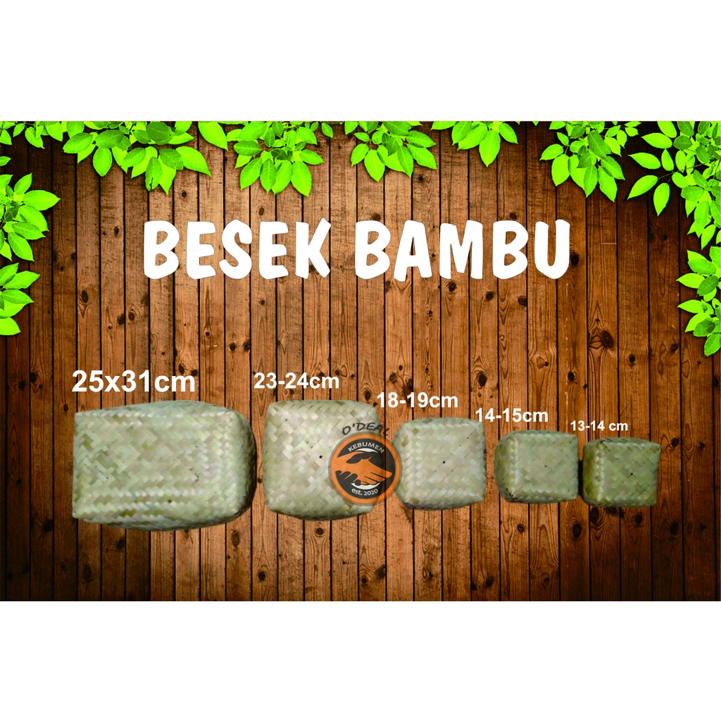 Jual BESEK BAMBU/PITHI BERBAGAI UKURAN | Shopee Indonesia