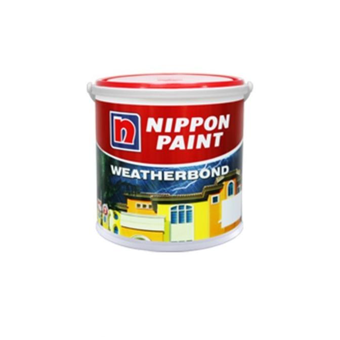 Jual CAT TEMBOK NIPPON EXT WEATHERBOND LEAPING GRAY - N 2039 ( GALON ...