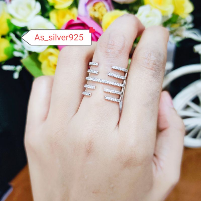 Jual CINCIN PERAK ANEKA MODEL ASLI SILVER 925 LAPIS MAS PUTIH - CC RING ...