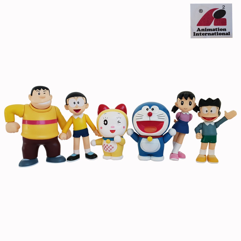 Jual MAINAN ANAK MINIATUR FIGURE FIGUR LISENSI DORAEMON DORAMI NOBITA ...