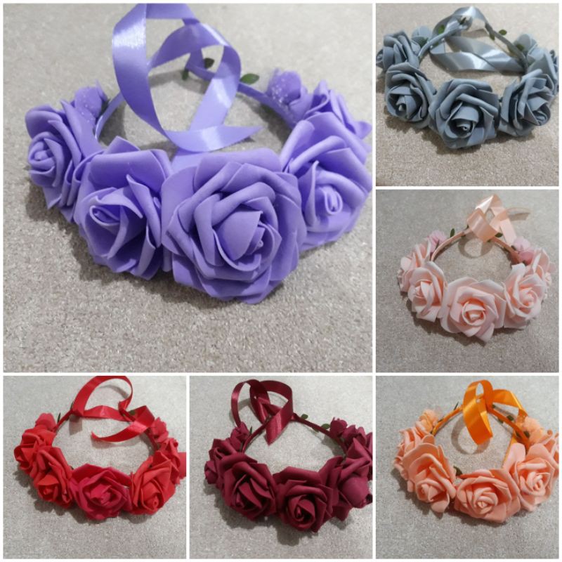 Jual Bando bunga mawar ukuran besar ukuran bando bisa untuk anak anak ...