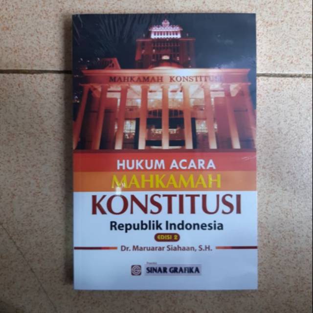 Jual Buku Hukum Acara Mahkamah Konstitusi Republik Indonesia Maruarar Siahaan Shopee Indonesia 