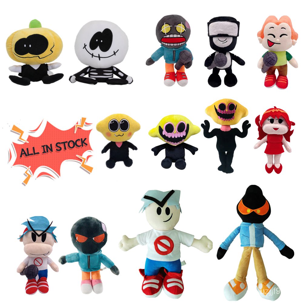 Jual Friday Night Funkin Plush Toy Boyfriend Whitty Spooky Month Skid ...