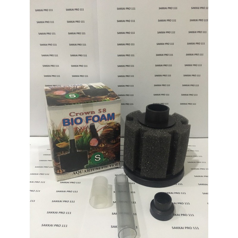 Jual Biofoam S small biofilter sponge filter breeding filter aquarium ...