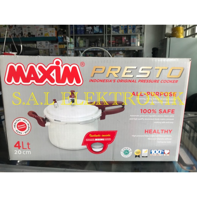 Jual Panci Presto Maxim 4 Liter 20Cm | Shopee Indonesia