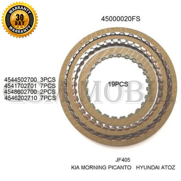 Jual Kampas Kopling Set Matic JF405 Kia Picanto Atoz 45000020FS ...