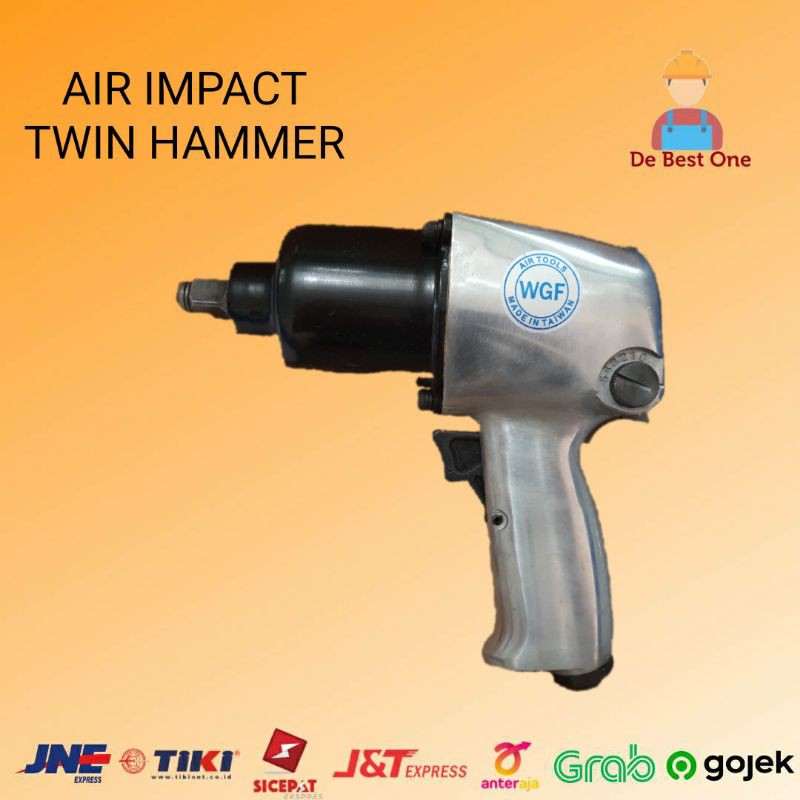 Jual Air Impact TWIN HAMMER 1/2" / Bor Angin Bongkar Pasang Baut Twin ...