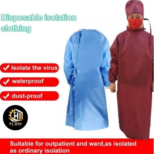 Jual Disposable gown 60-100 GSM (baju disposable) | Shopee Indonesia