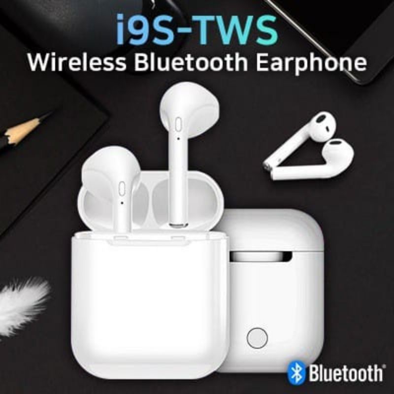 Jual Headset Bluetooth i9S-TWS Handsfree TWS i9S Earphone Bluetooth i9S ...