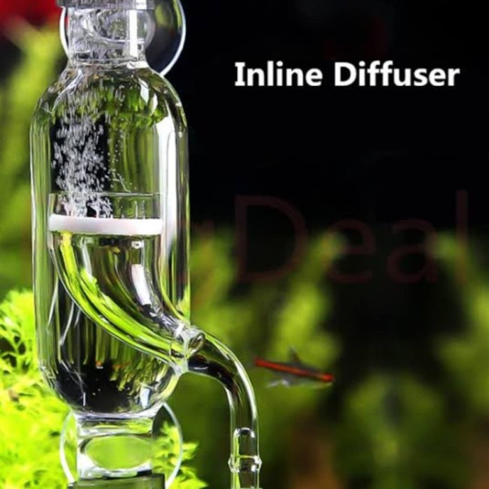 Jual External Diffuser CO2 Glass Diffuser Inline Diffuser | Shopee ...