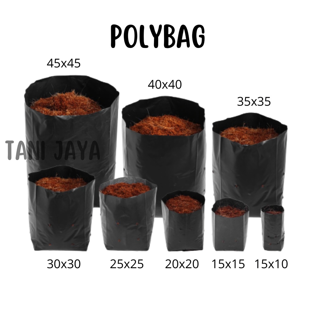 Jual Plastik Polybag Ukuran 30x30 Per 1 Pcs | Shopee Indonesia