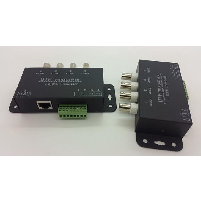 Jual Produk Terbaru Video Balun 4Ch Passive Utp Transceiver (1 Set 2 ...