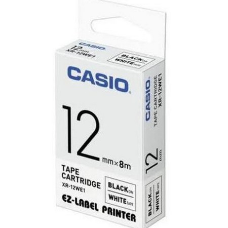 Jual Pita / EZ Label 12 mm Tape Printer Casio 12mm XR 12 EZ Label XR ...