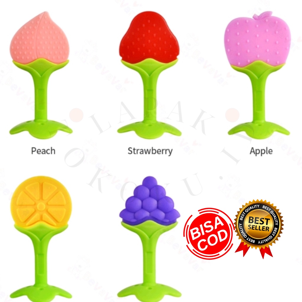 Jual Teether Bayi BPA Free Teether Buah Bayi Gigitan Gigi Bayi Teether ...