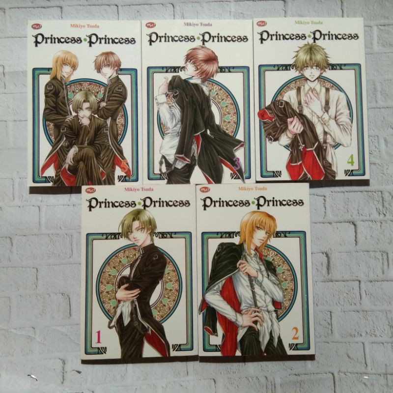 Jual komik princess princess set nomor 1-5 tamat / mikiyo tsuda manga ...
