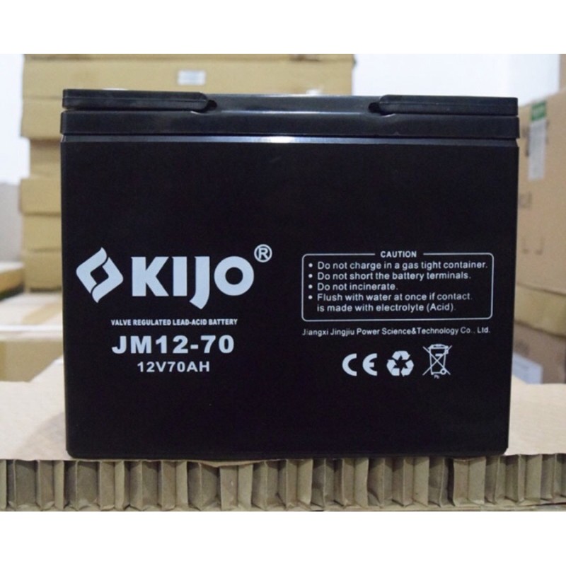 Jual Battery VRLA UPS Deep Cycle 12V 70AH / KIJO JM 12-70 | Shopee ...