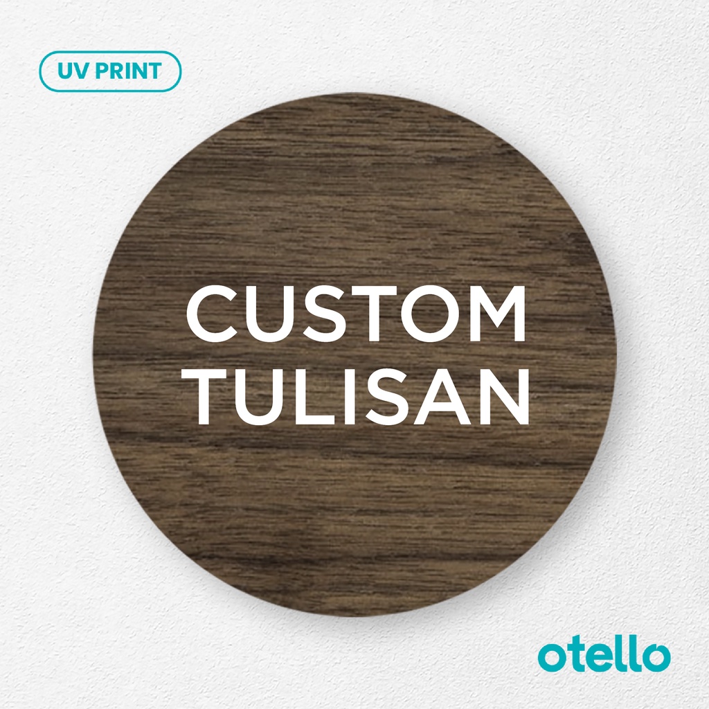 Jual Custom Papan Signage Request Tulisan Costum Sign Board Kayu Print ...