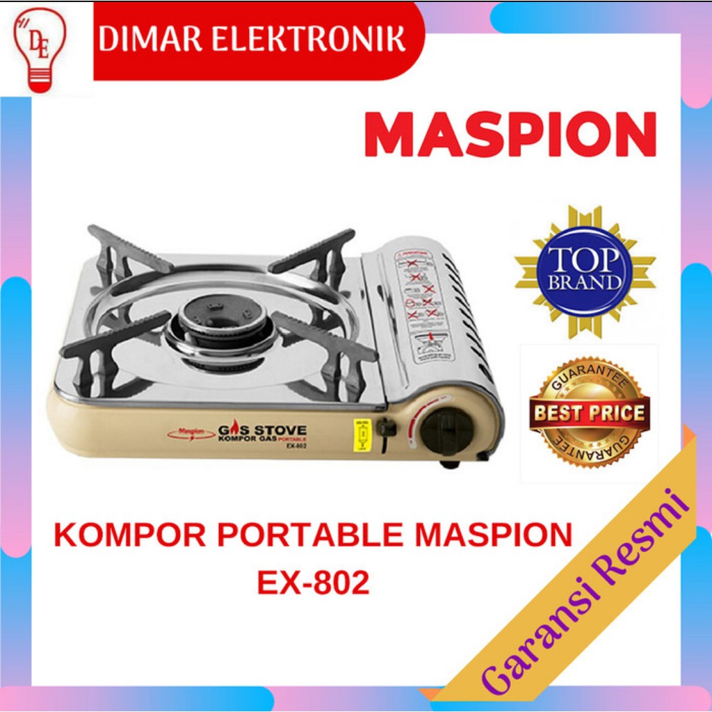 Jual Kompor Gas Portable MASPION EX-802 | Shopee Indonesia
