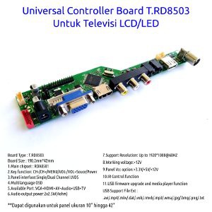 Jual Paket Standard Universal Controller Board untuk LCD LED TV ...