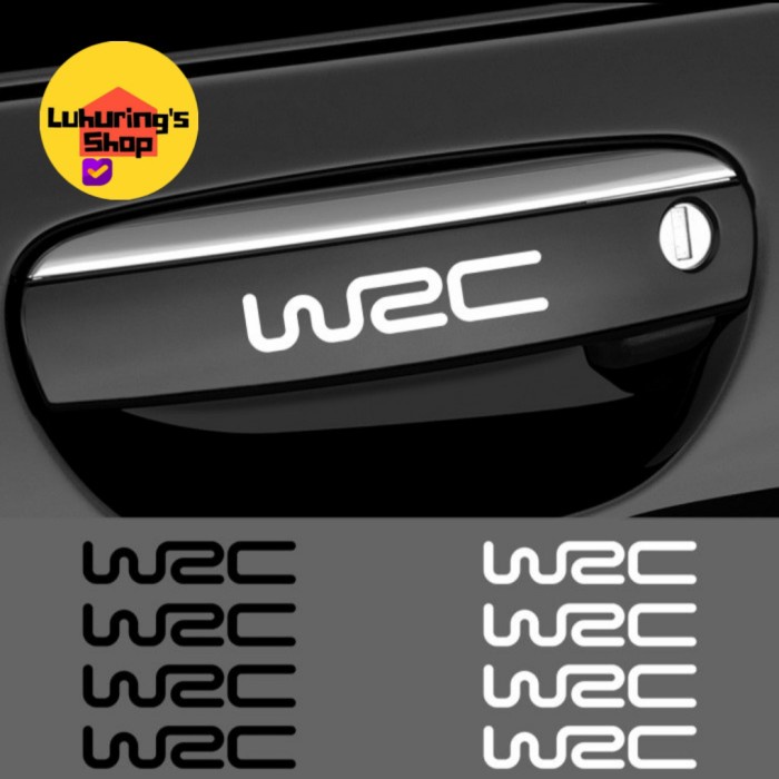 Jual Cutting Sticker Stiker Handle Pintu Mobil WRC world rally car ...