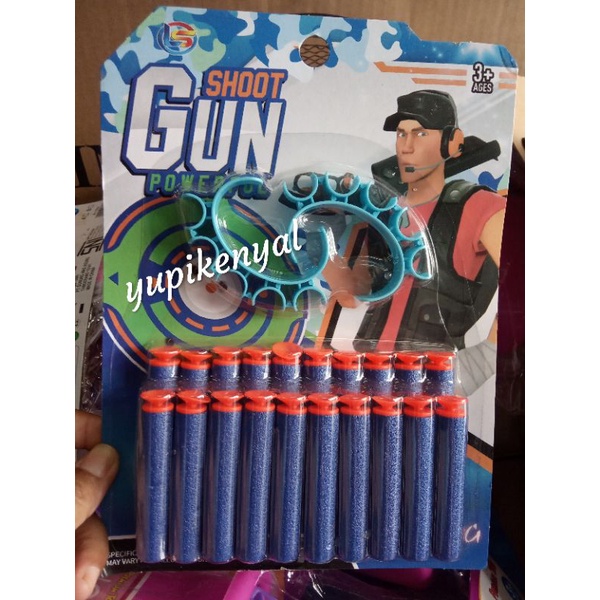 Jual Refil Peluru Busa Bullet Blaster Gun 20 pcs | Shopee Indonesia