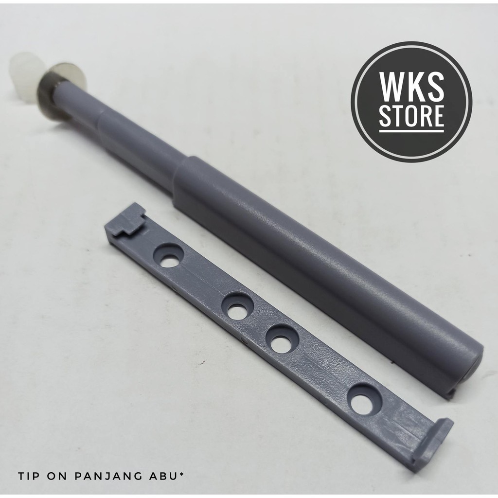 Jual Tip On Panjang Push Open Pintu Lemari , Rak Laci ,Warna Abu-Abu ...