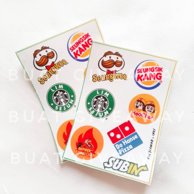 Jual sticker by ohmysejun | Shopee Indonesia
