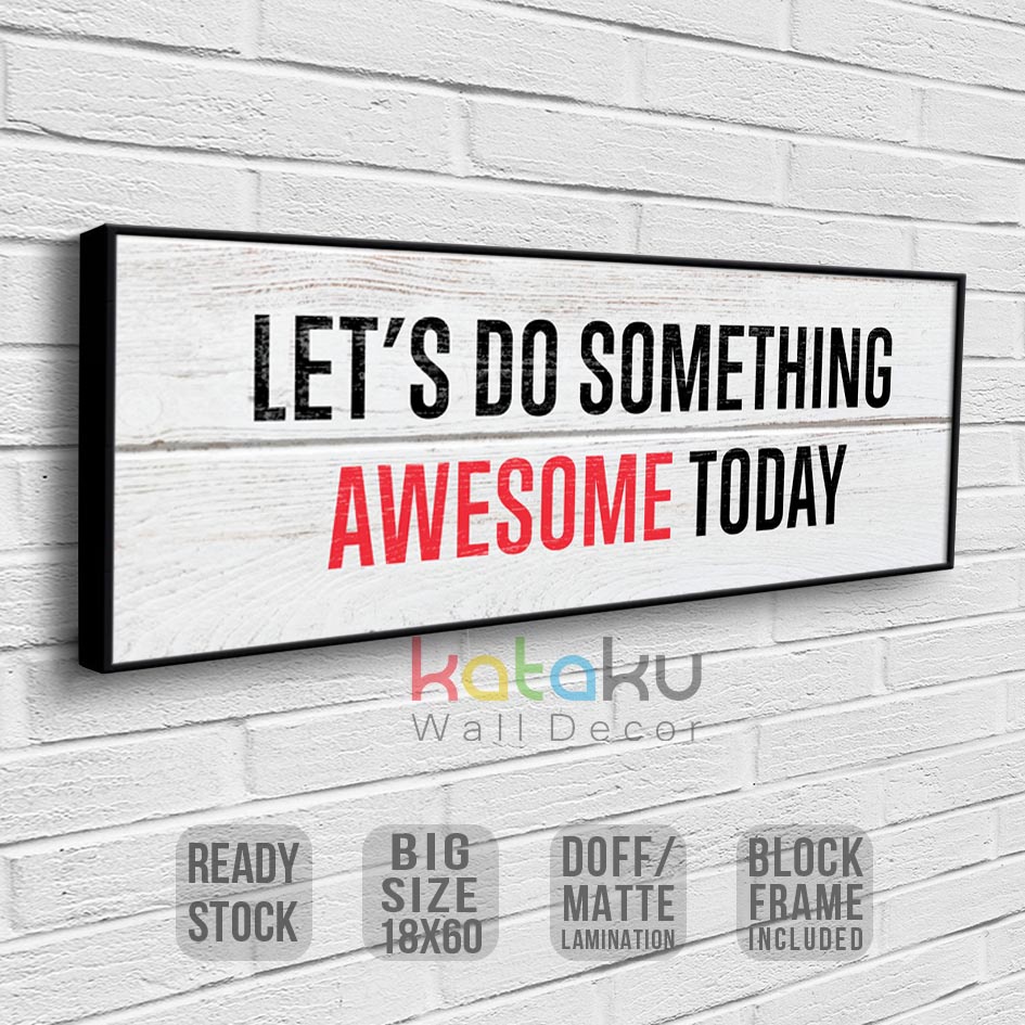 Jual Hiasan Dinding Rustic Inspirational Quotes Sign Pajangan Dinding ...