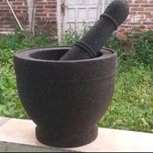 Jual LUMPANG 20 CM BAHAN BATU ALAM MERAPI JENIS ANDESIT DAN BATU CANDI ...