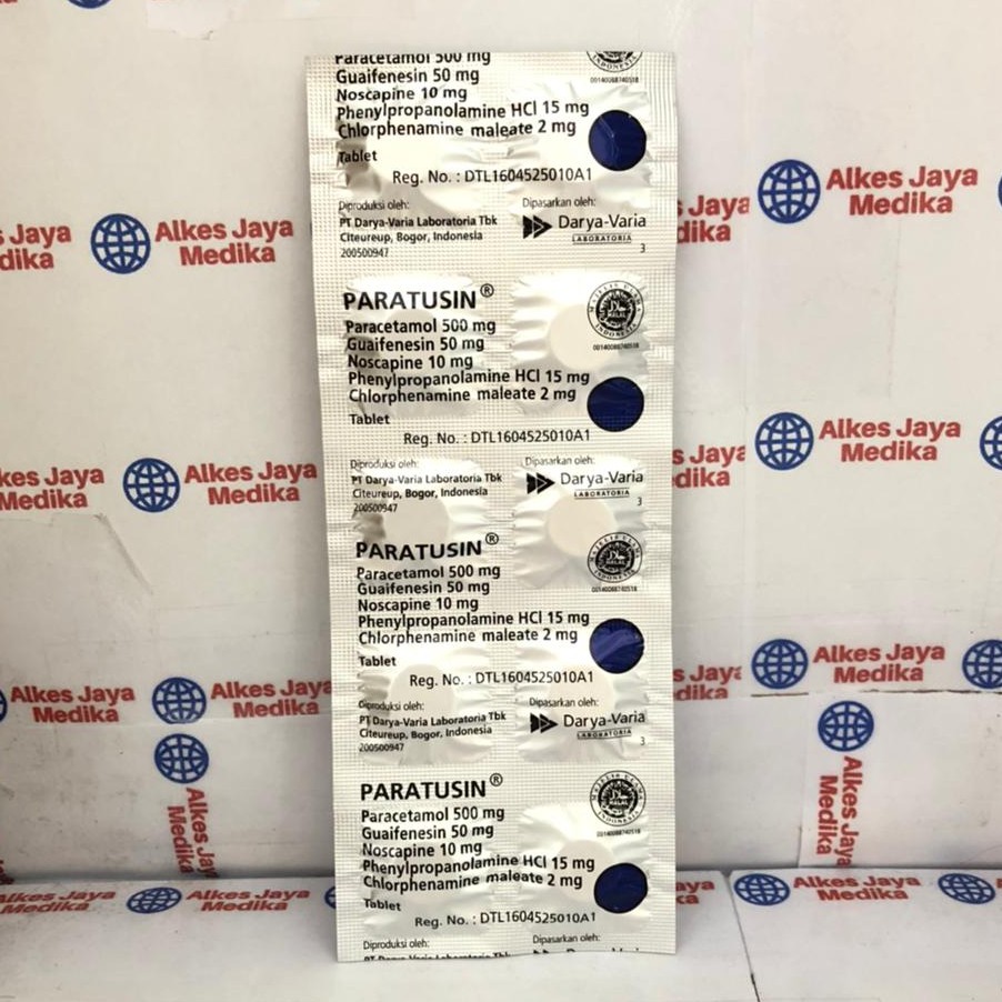 Jual Paratusin Isi 10 Tablet - Obat Batuk Pilek Demam | Shopee Indonesia