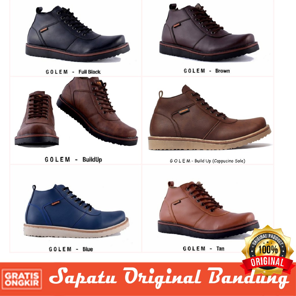 Jual SEPATU BOOT UKURAN BESAR BIG SIZE HUMMER GOLEM BOOTS HUMM3R ...